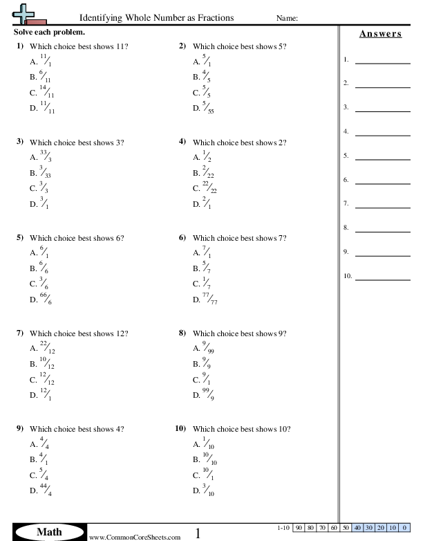 Fraction Worksheets | Free - Distance Learning, worksheets and more ...