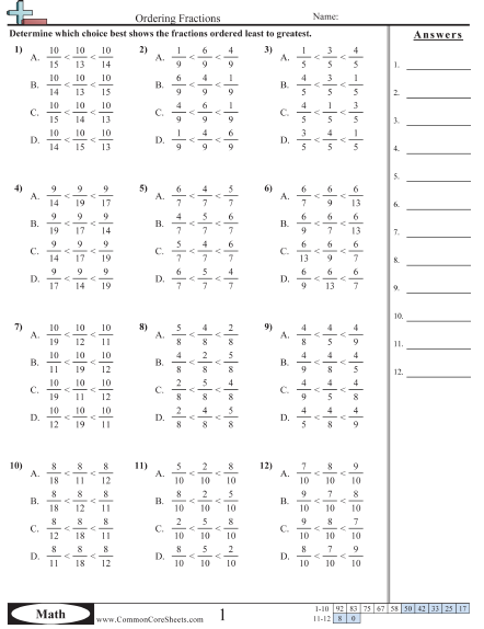 Fraction Worksheets | Free - Distance Learning, worksheets and more ...