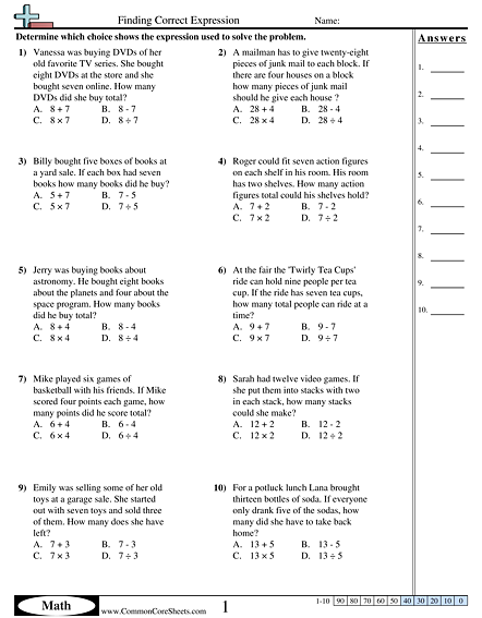 Multistep Worksheets | Free - Distance Learning, worksheets and more ...